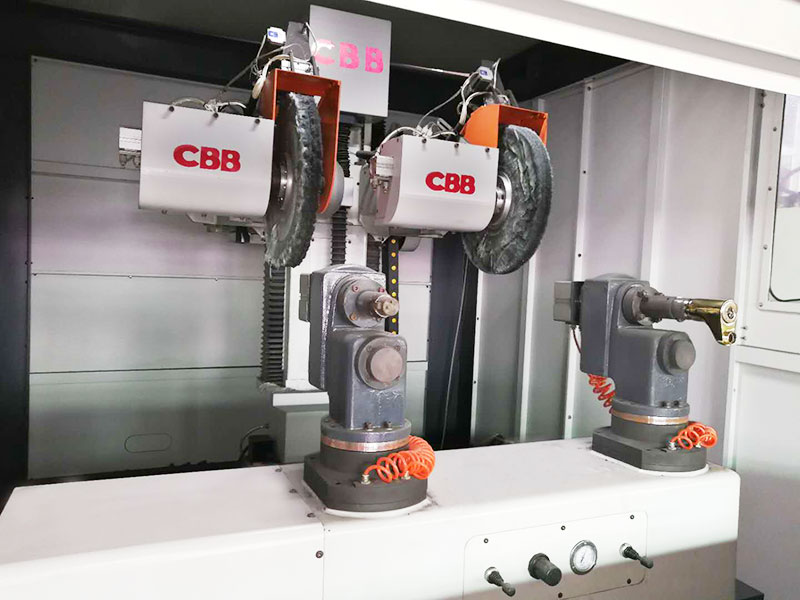 Two Stations Six Spindles CNC Polishing Machine - DELIN Machinery